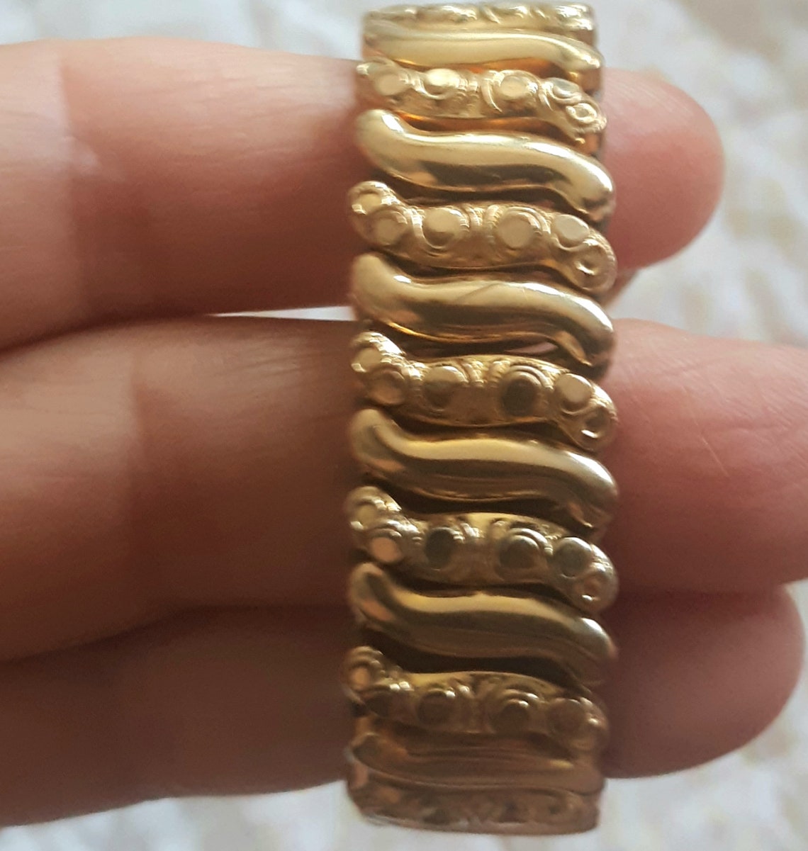 Antique Gold Filled Sweetheart Expansion Bracelet, Co-star - Etsy