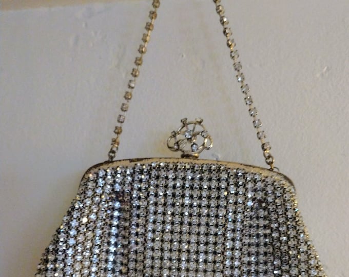 Antique Solid Rhinestone Handbag 1940s West Germany - Etsy