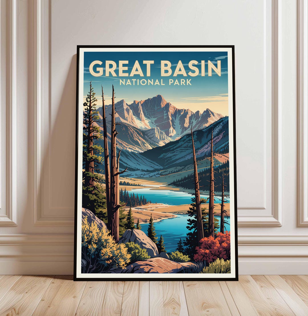 Great Basin National Park Poster, Travel Print (digital Download) - Etsy