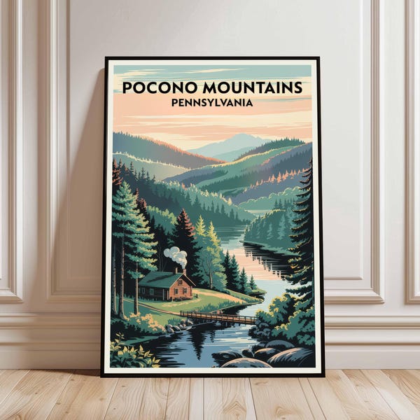 Pocono Mountains - Etsy