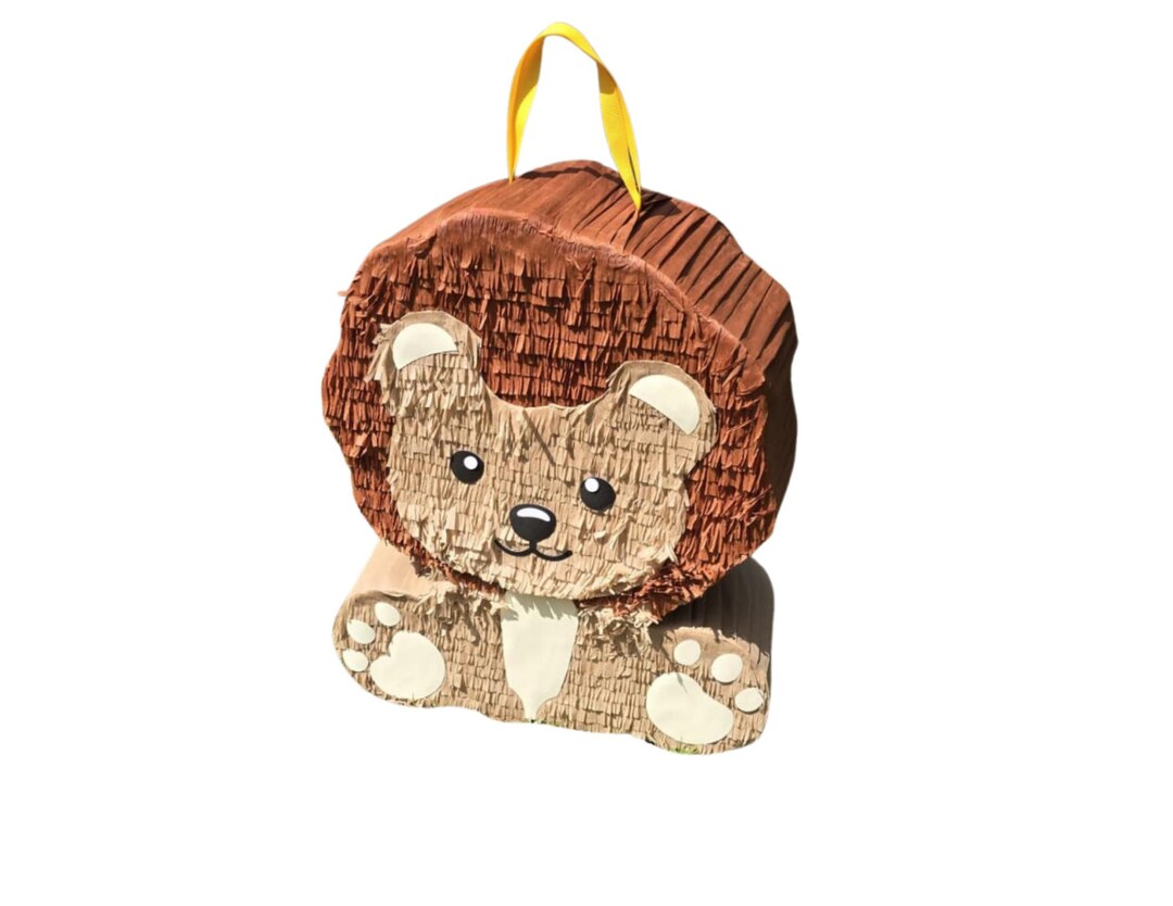 Lion Piñata| Jungle Theme Birthday Party Supplies| Wild Lion Custom ...