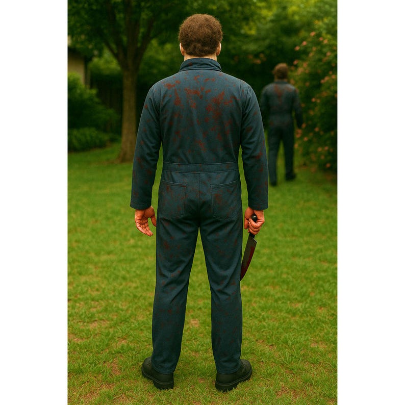 Halloween Horror Killer Jumpsuit Costume, Spooky Slasher Cosplay - Etsy