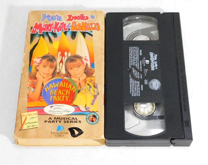 Mary Kate and Ashley Hawaiian Beach Party VHS Tested Working 1996 - Etsy