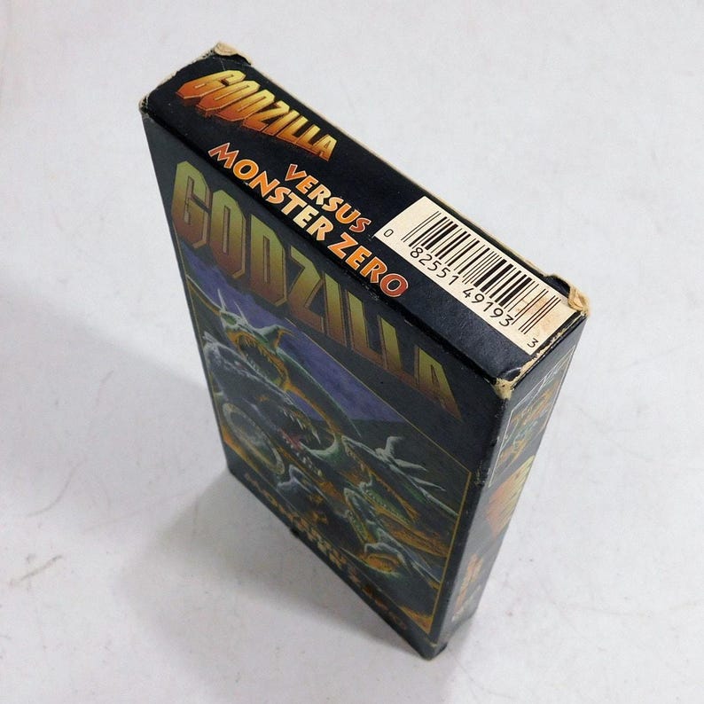 Godzilla Versus Monster Zero VHS Tested Working Simitar Horror Sci Fi ...