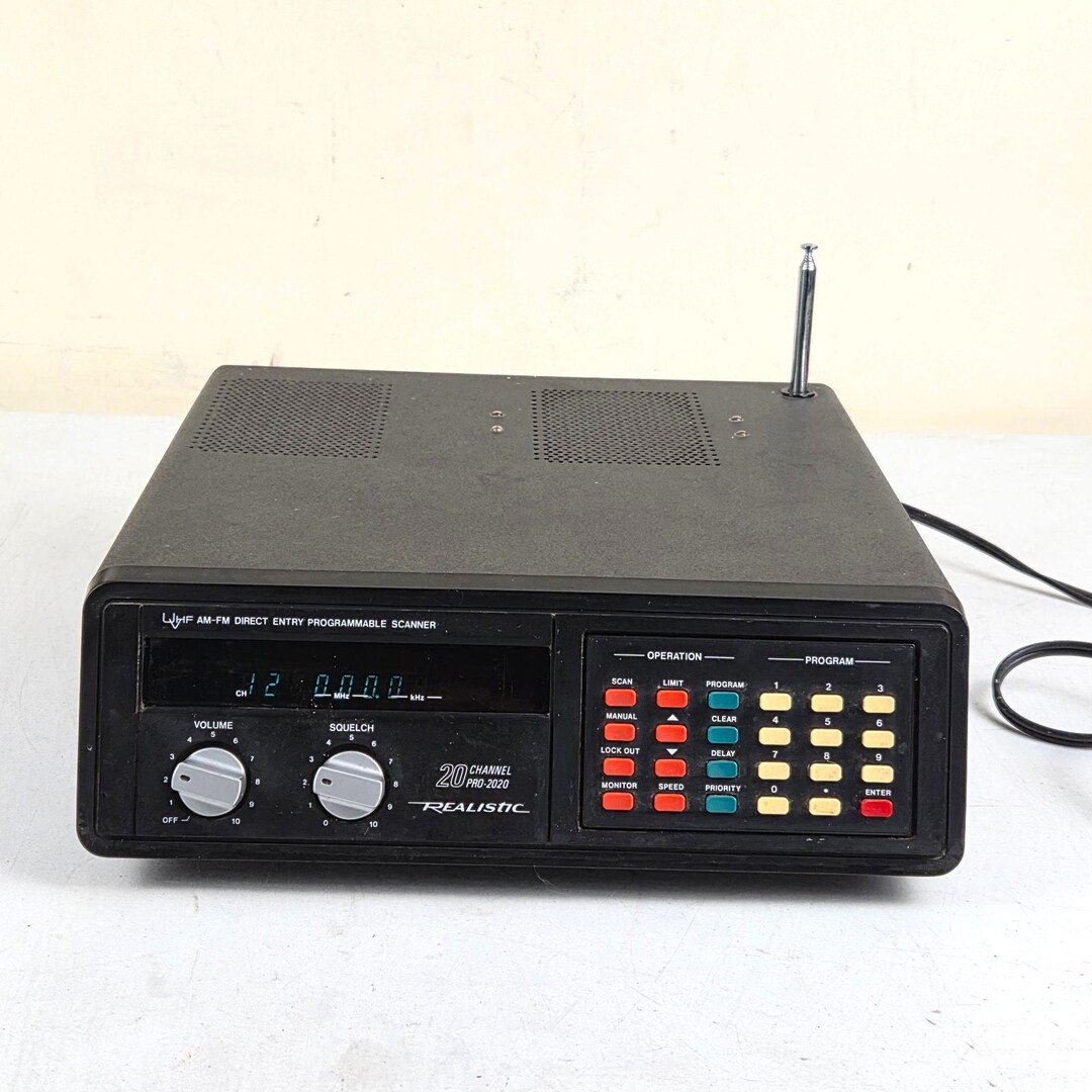 Radio Shack Realistic Pro 2020 Scanner Model 20-112 Tested AM FM ...