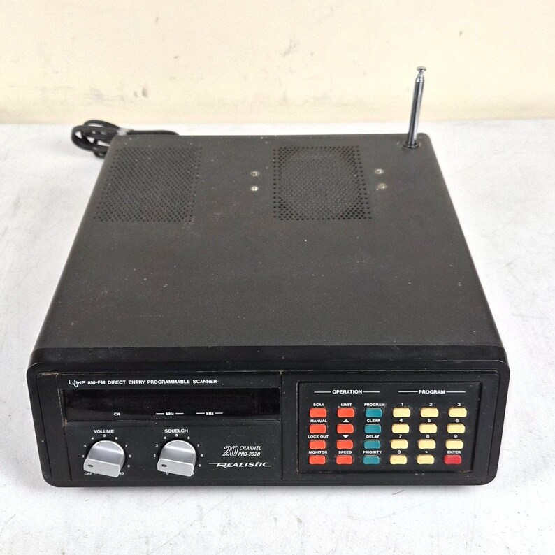 Radio Shack Realistic Pro 2020 Scanner Model 20-112 Tested AM FM ...