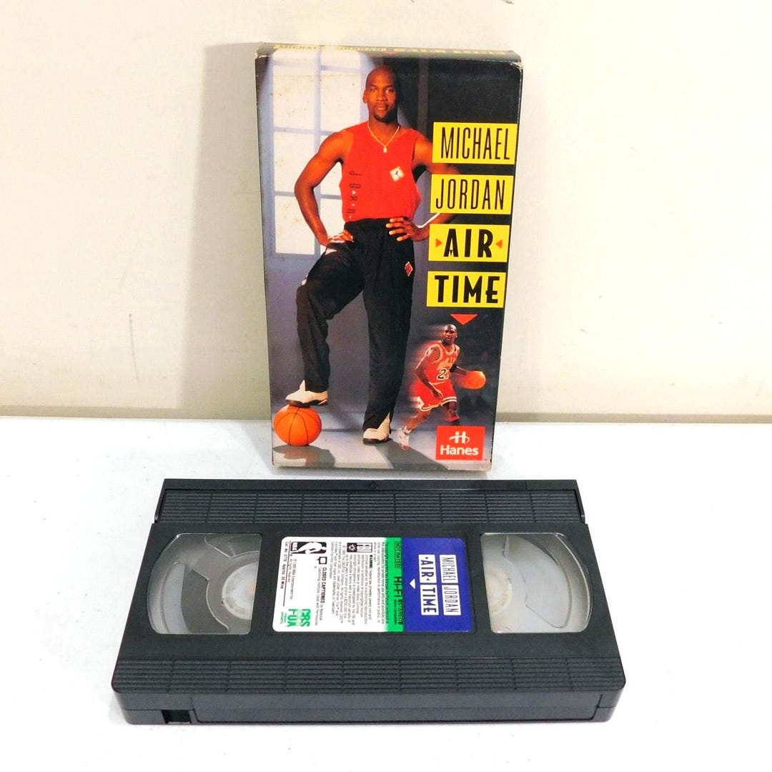 Hanes Michael Jordan Air Time VHS Tape Tested Working 1993 - Etsy
