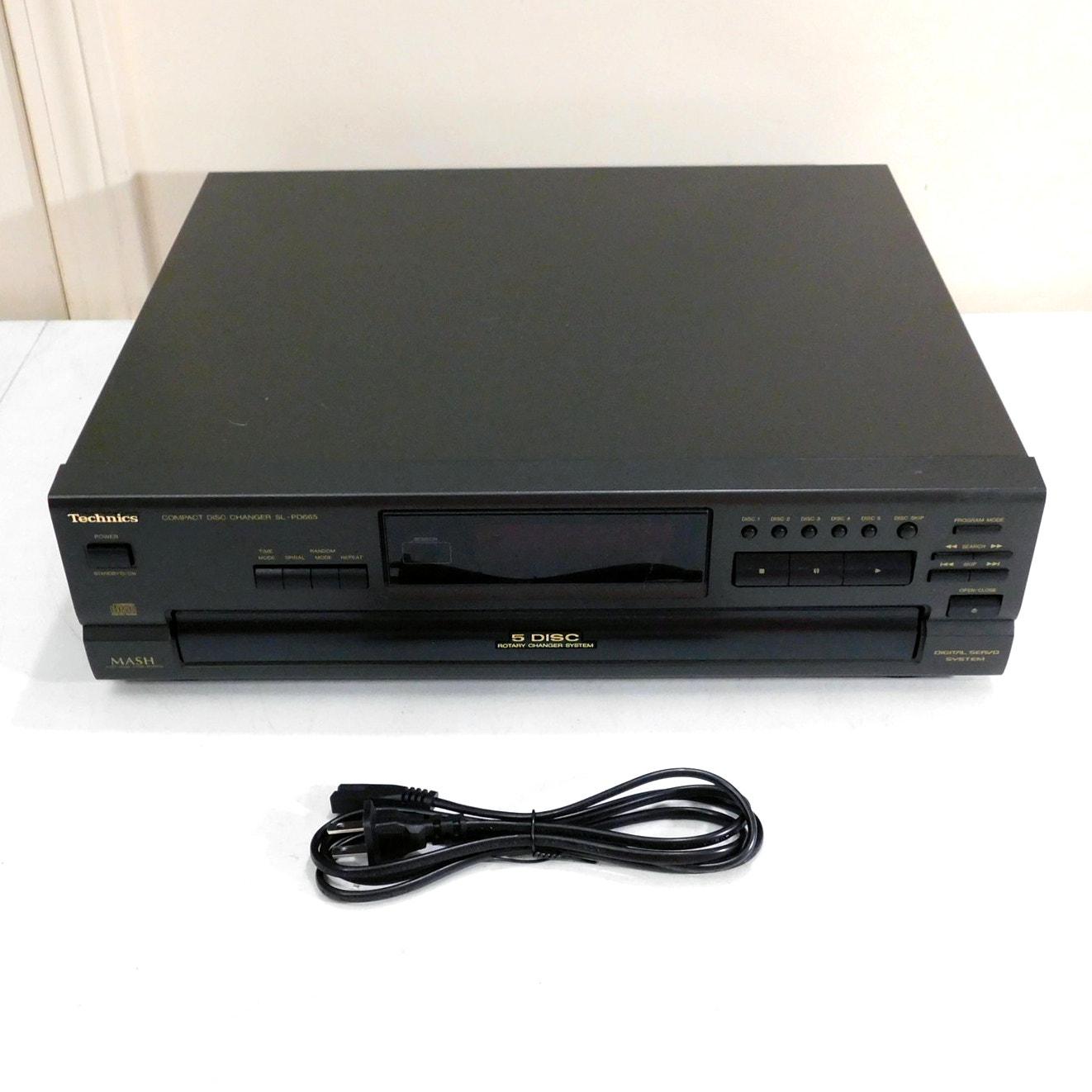 Technics SL-PD665 CD Player 5 Disc Carousel Changer Fully Tested No ...