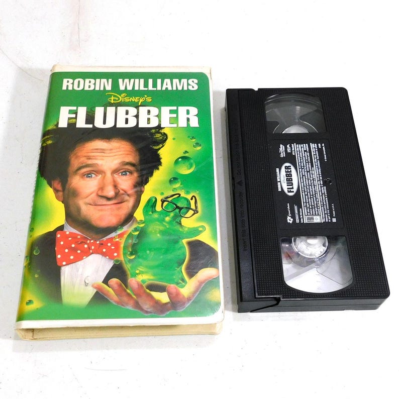Disney Robin Williams Flubber VHS 1998 Clam Shell Tested Working - Etsy