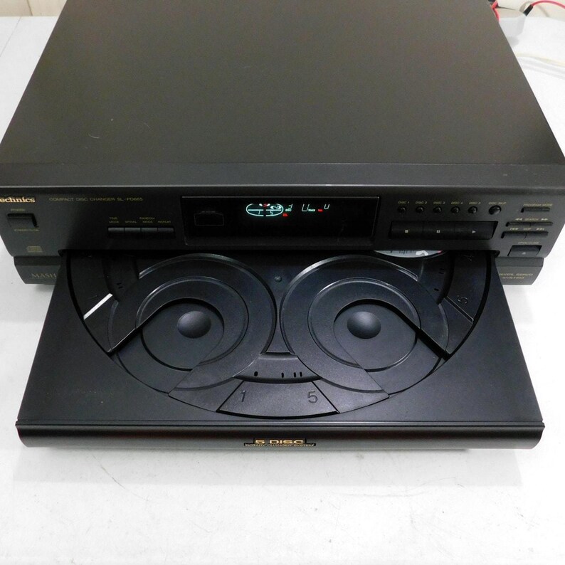 Technics SL-PD665 CD Player 5 Disc Carousel Changer Fully Tested No ...