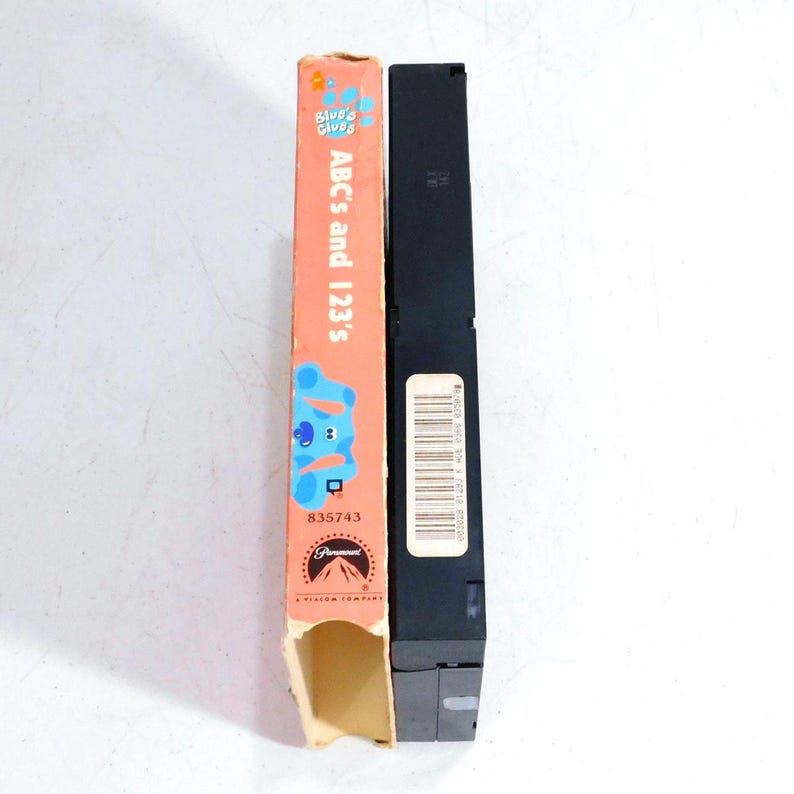 Blues Clues Abcs and 123s VHS Tested Working Nickelodeon 1999 - Etsy