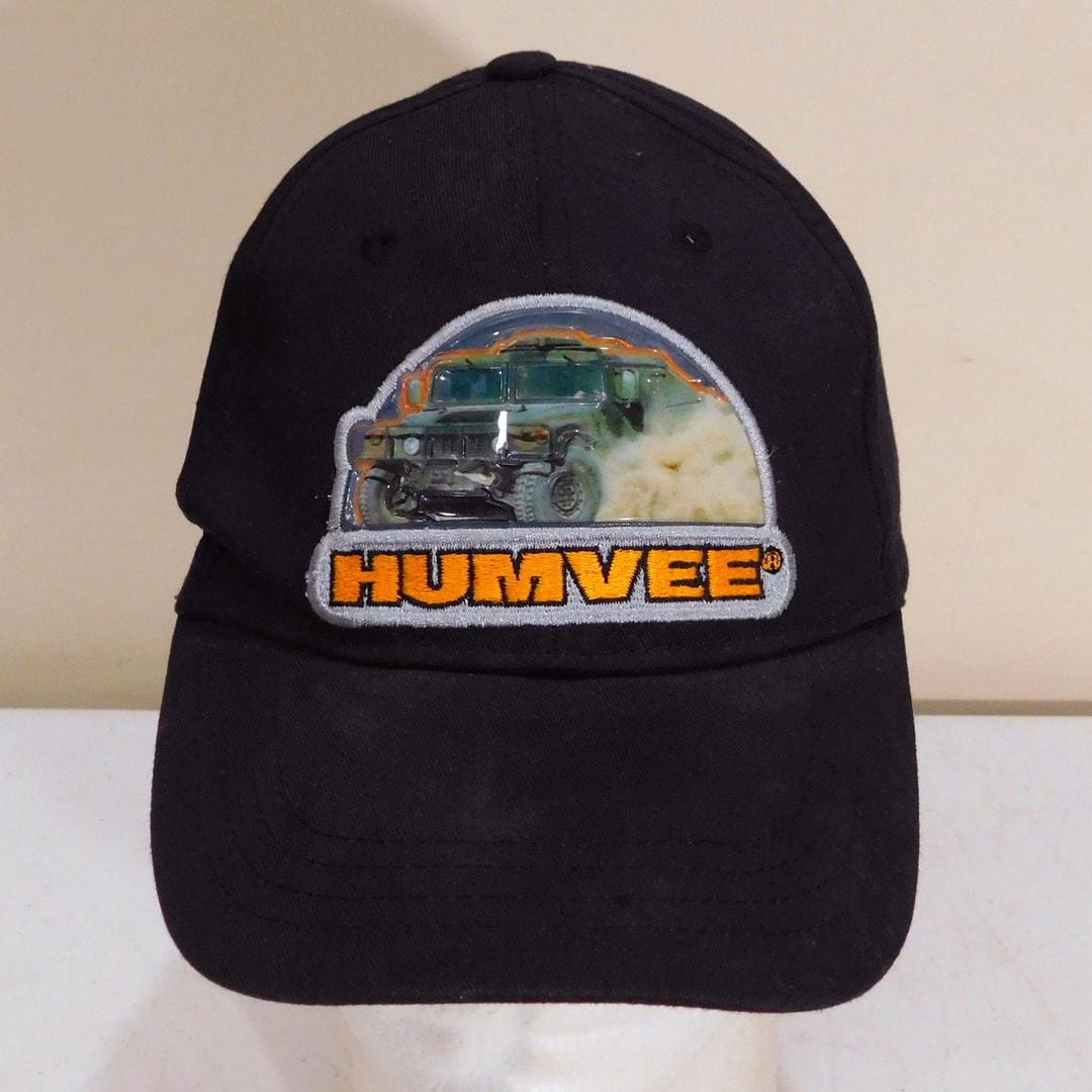 Y2K HUMVEE Baseball Hat Cap Adjustable Black Embroidered Patch Hummer ...