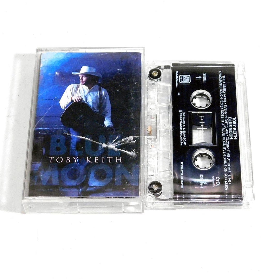 Toby Keith Blue Moon Cassette Tested Working 1996 A&M Records 314 531 ...