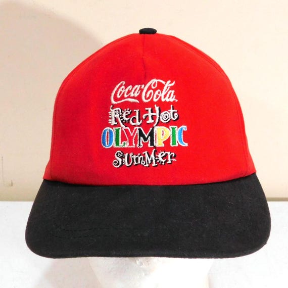 Starter Coca Cola Hat Red Hot Olympic Summer Adjustab… - Gem