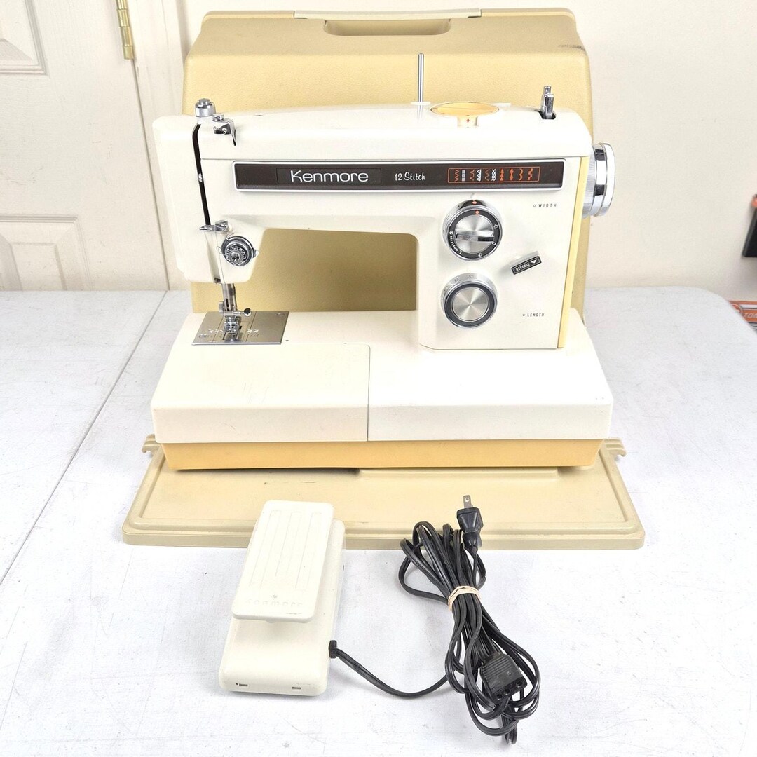 Kenmore Sewing Machine Model 158.13520 Tested With Case Vintage 1970s ...