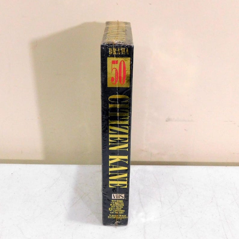 Citizen Kane VHS 50th Anniversary Edition Orson Welles New Sealed 1991 ...