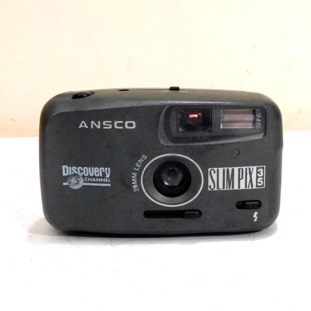 Vintage ANSCO Slim Pix 35mm Film Camera Untested Discovery Channel Logo ...