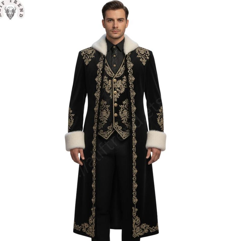 Velvet Gothic Blazer Men - Etsy
