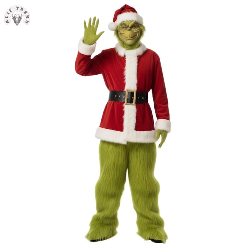 Adult Grinch Costume Set - Etsy