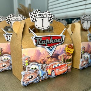 Cars Themes 3D Candy Boxes - Etsy