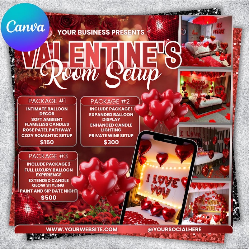 Valentine Hotel Setup - Etsy