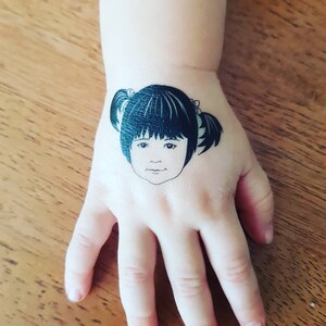 Solo Custom Face Temporary Tattoo for Birthday Parties, Customized ...