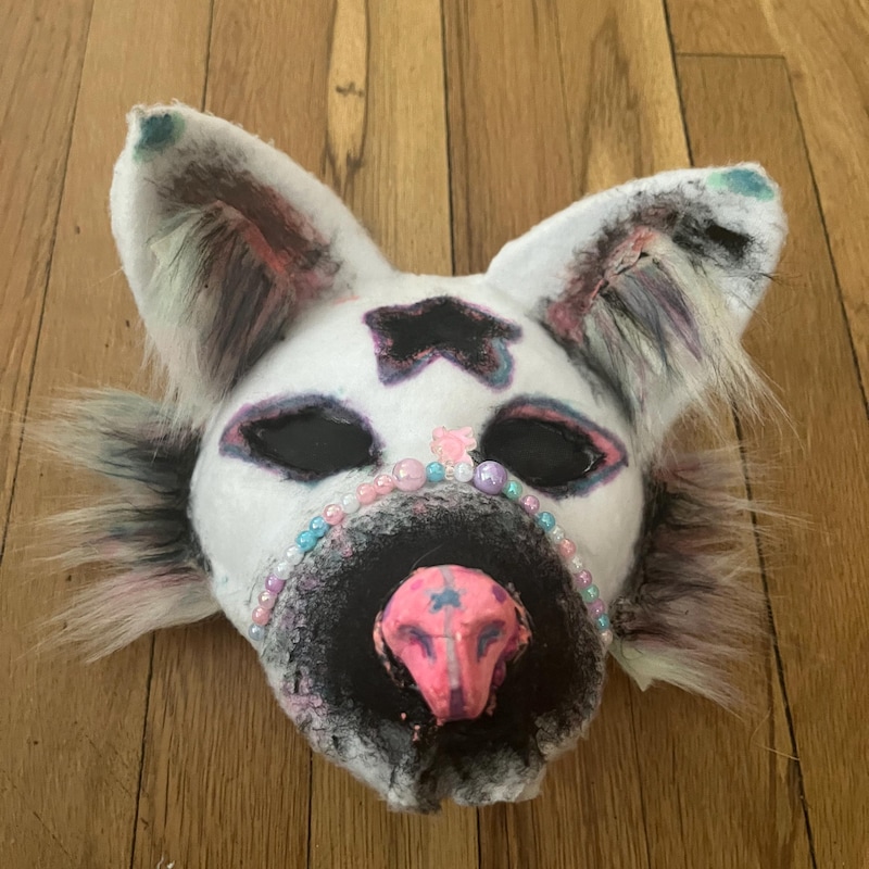 Arctic Fox Therian Mask - Etsy