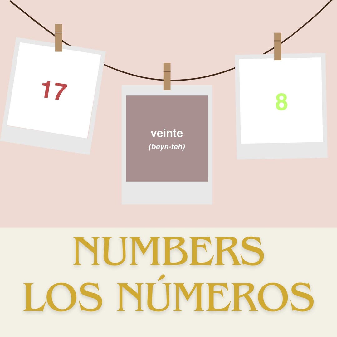 Montessori Spanish Number Cards: Fun Learning (digital Download) - Etsy