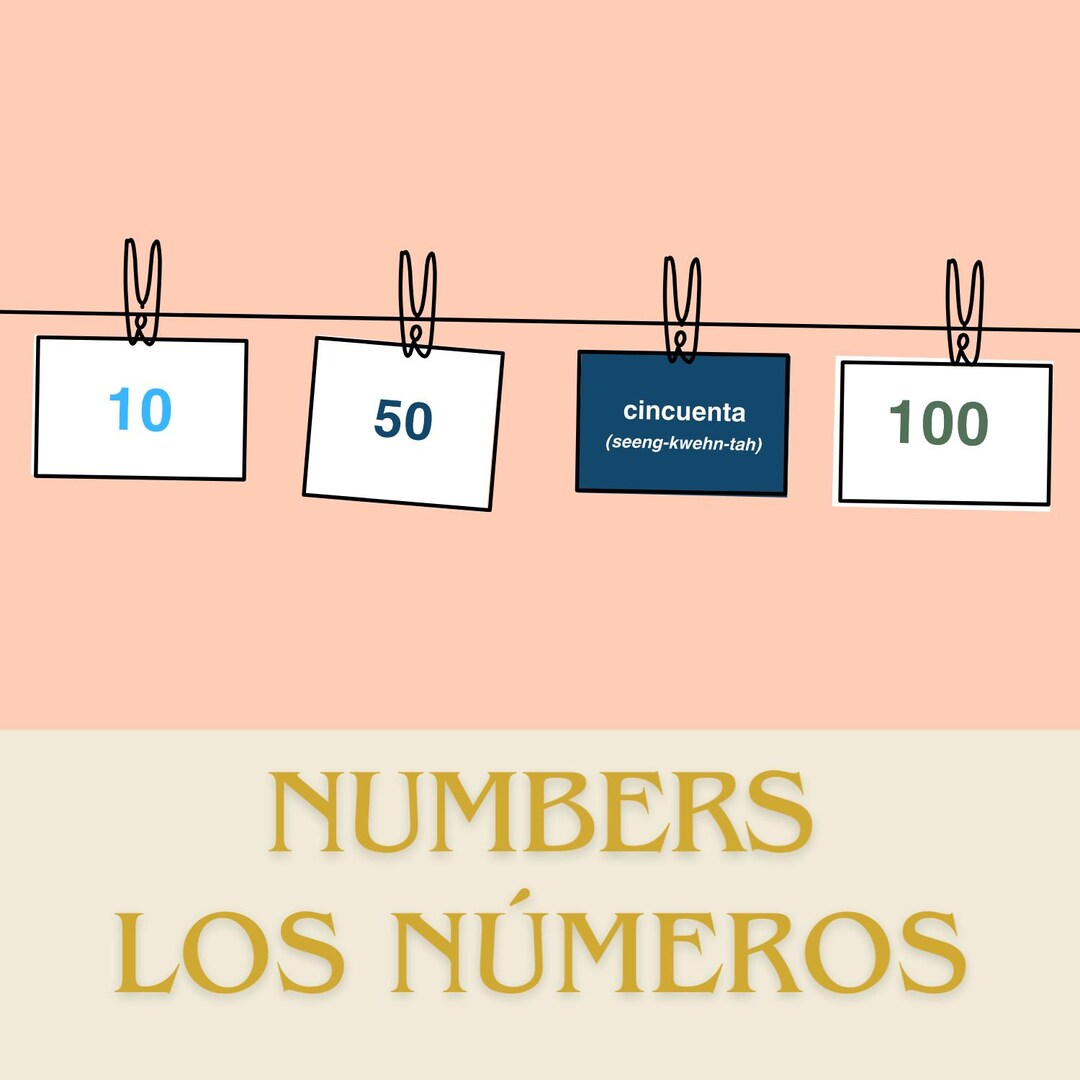 20 Montessori Spanish Number Cards | Fun & Engaging Learning Flashcards ...