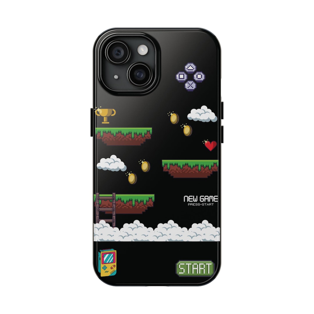 Vintage Gaming Phone Case - Retro Game Design for Gamers, Tough Phone ...