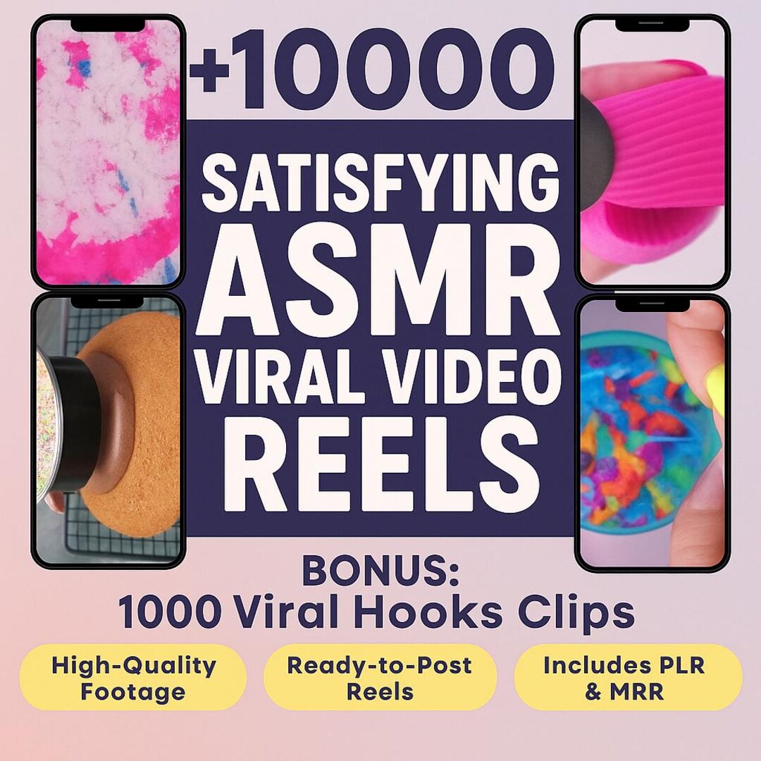 10000+ Viral Video Clips: ASMR, Tiktok Reels, Youtube Shorts (digital ...