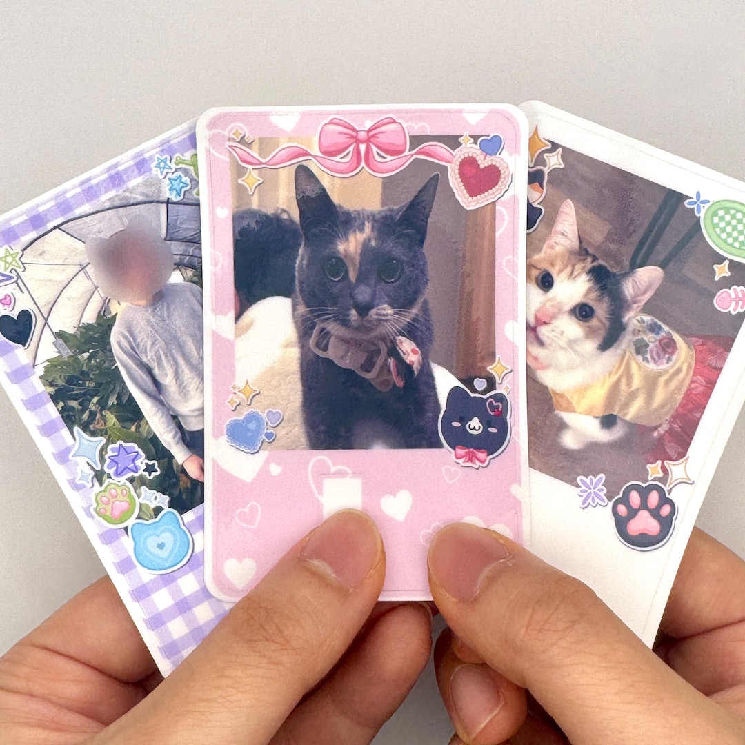 Custom Credit Card Covers | Aesthetic Custom Photo | Photocard | Card ...