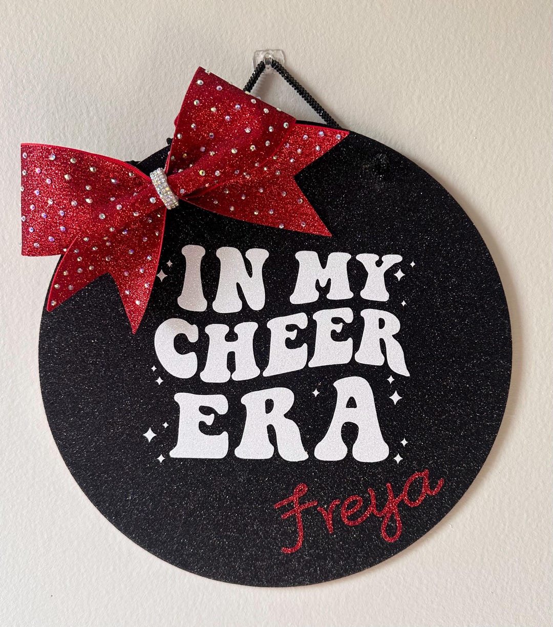 Cheer Pin Display Board – in My Cheer Era Wall Hanger – Personalized ...