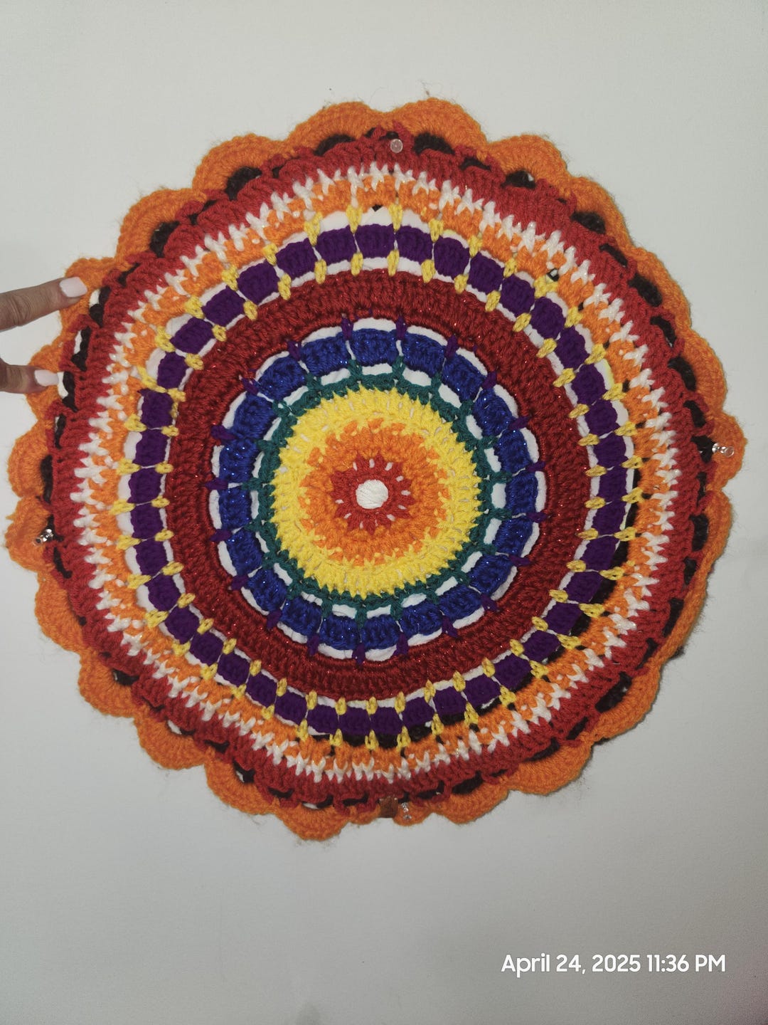 Double Sided Crochet Round Flowstar - Etsy