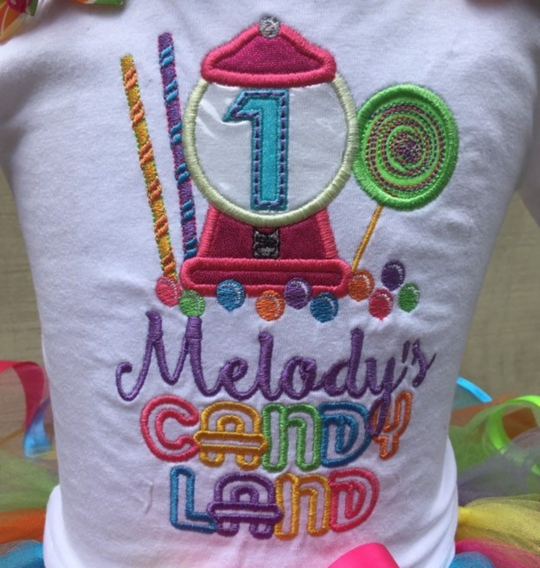 Candy Theme Birthday Shirt - Etsy