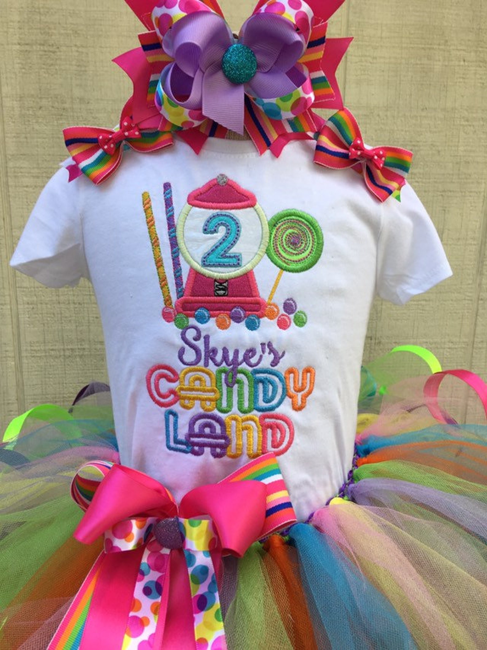 Candy Theme Tutu Outfit - Etsy