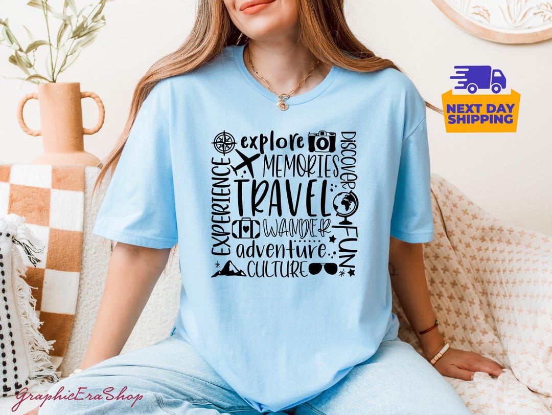 Funny Travel T-shirt: Adventure Gift for Travelers - Etsy