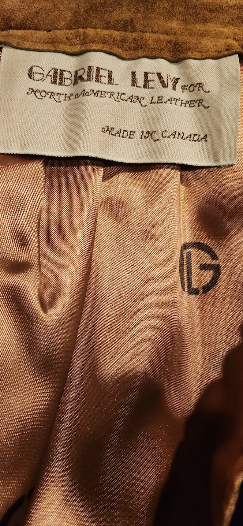 Vintage Gabriel Levy for North American Leather - Suede Midi Skirt - Etsy
