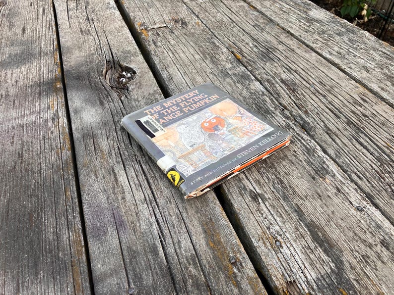 The Mystery of the Flying Orange Pumpkin by Steven Kellogg 1980 Vintage ...