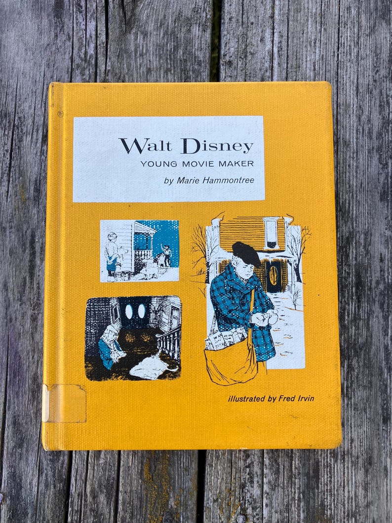 Walt Disney Young Movie Maker by Marie Hammontree 1969 Vintage Children ...