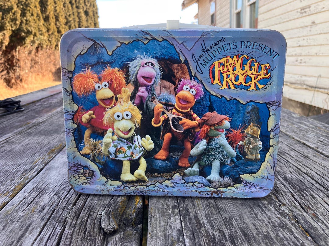 Fraggle Rock Metal Lunch Box 1984 Vintage Jim Henson - Etsy