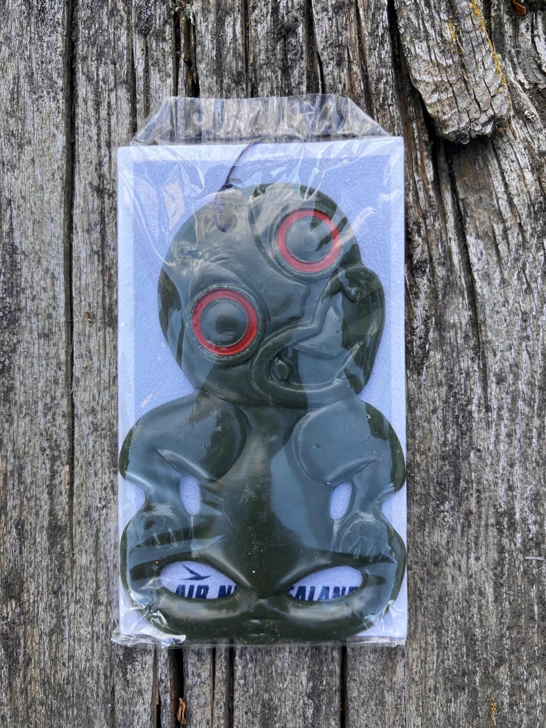 Air New Zealand Good Luck Maori Tiki Souvenir 1970s Vintage NIP - Etsy
