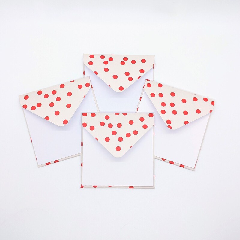 Polka Dot Envelopes - Etsy