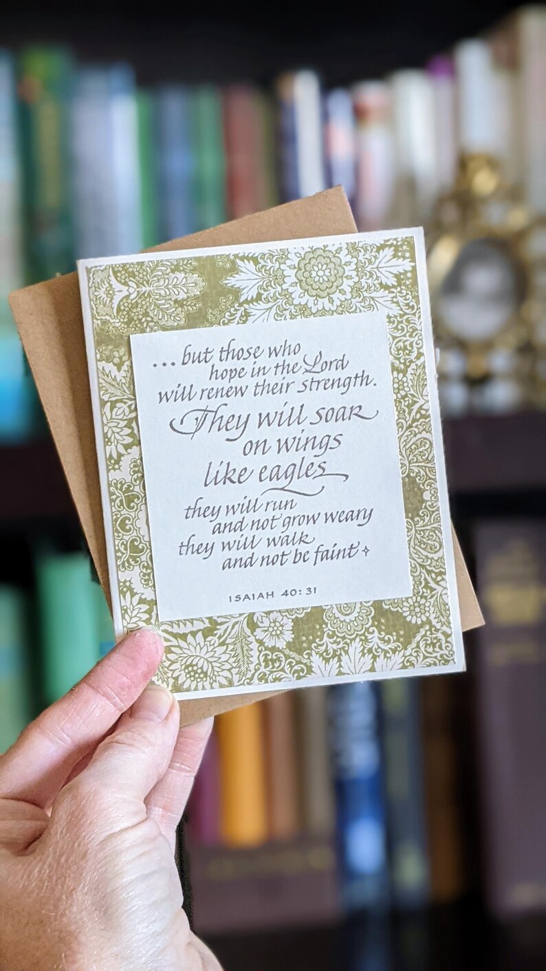 Set of 3 Scripture Greeting Cards / Handmade Scripture Cards / All ...