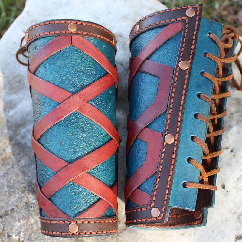 Leather Vambrace - Etsy UK