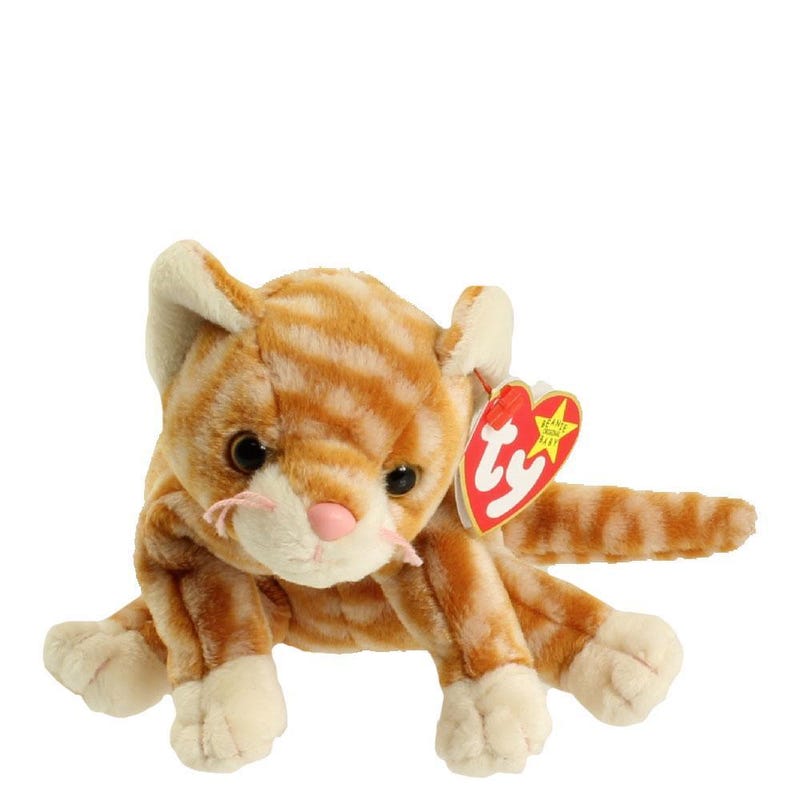 Amber Cat Beanie Baby - Etsy