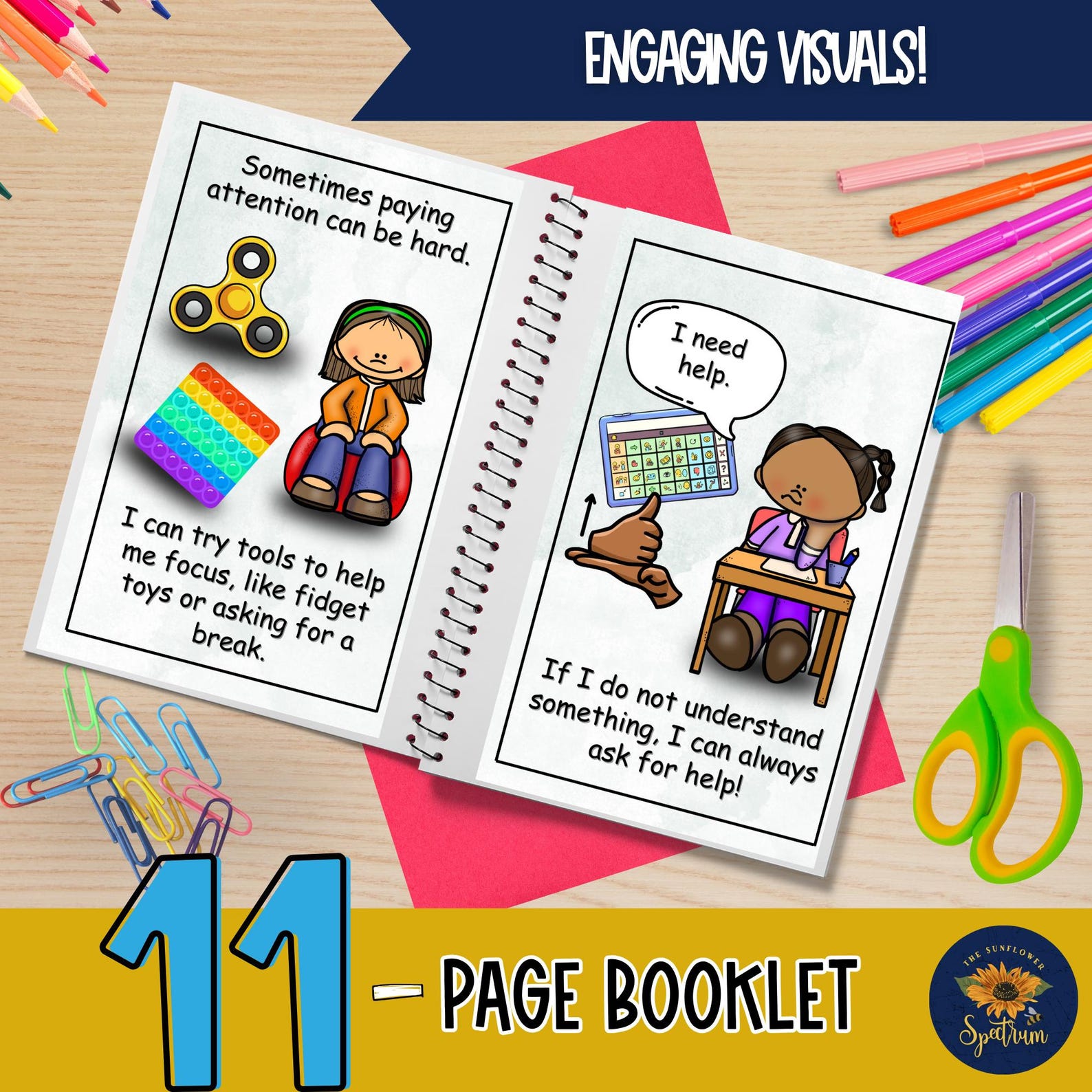 Whole Body Listening Social Story for Autism | Paying Attention ...