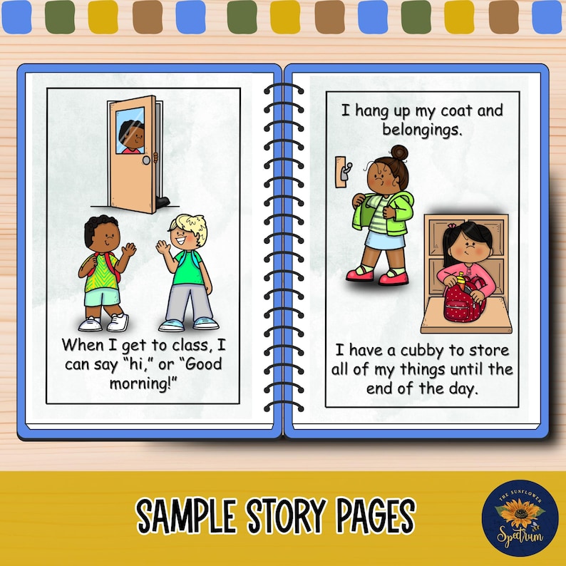 Classroom Rules Social Story | Printable | Classroom Routines Behavior ...
