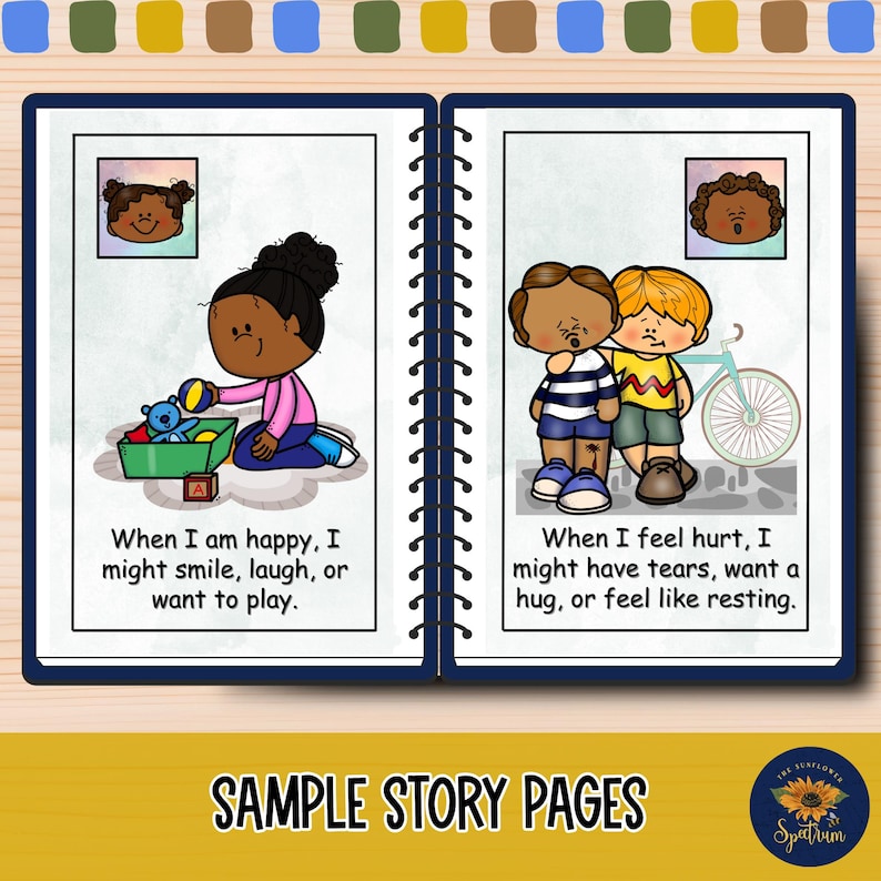 Feelings & Emotions Social Story With Bonus Social Emotional Learning ...