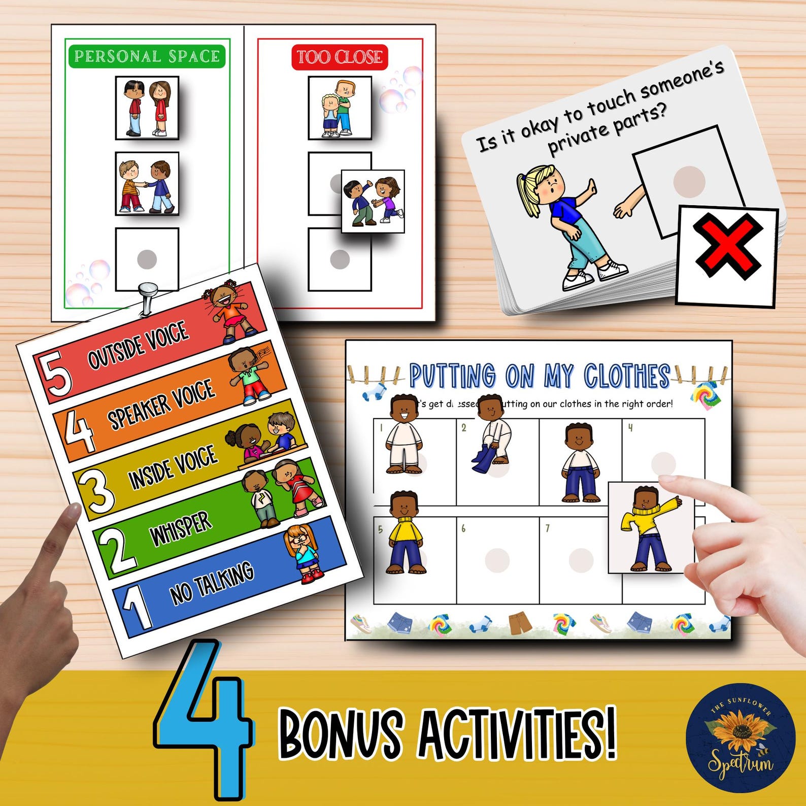 Social Boundaries Social Story Bundle for Autism | Personal Space, No ...